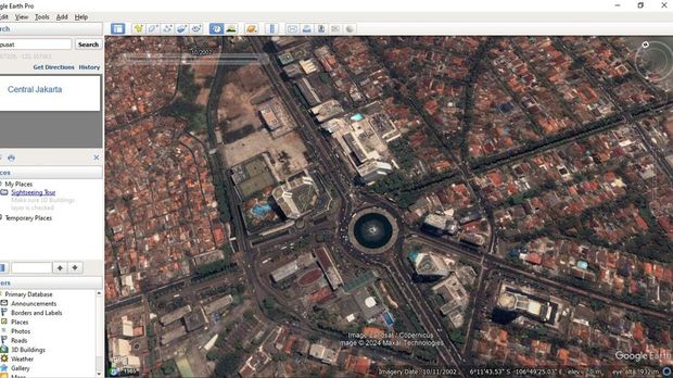 Cara Lihat Jakarta 20 yang Tahun Lalu Pakai Fitur Baru Google Earth